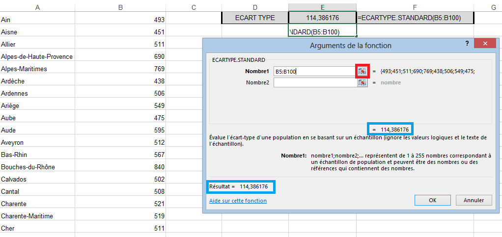 Calcul de l'écart-type sur Excel - Guide pour l'utiliser Calcul de l'écart-type sur Excel - Guide pour l'utiliser