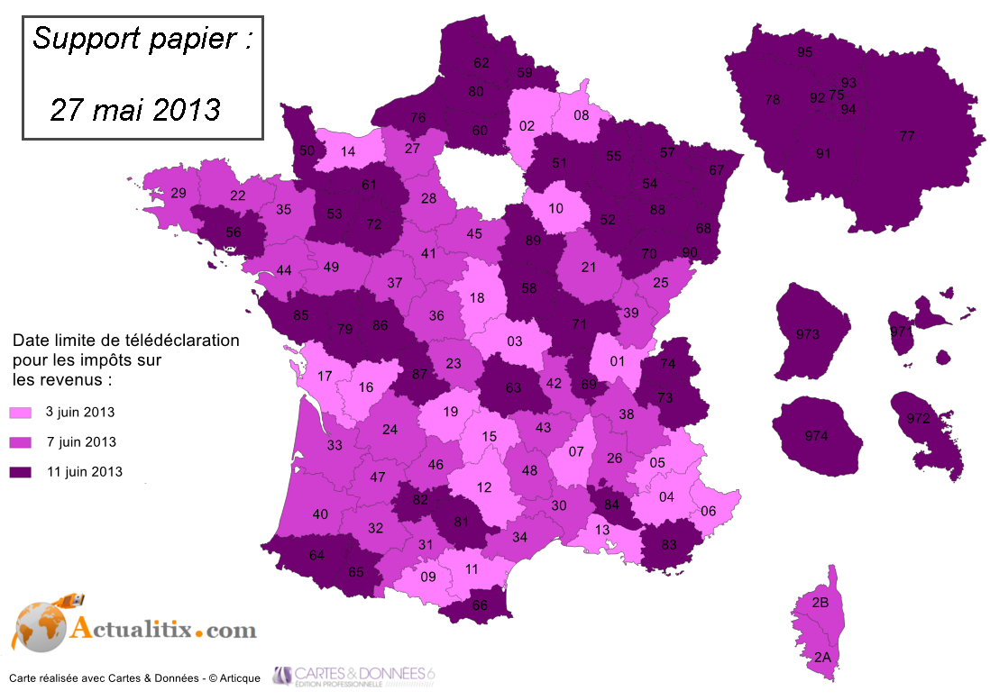 Date limite de déclaration des impôts 2013 Date limite de déclaration des impôts 2013
