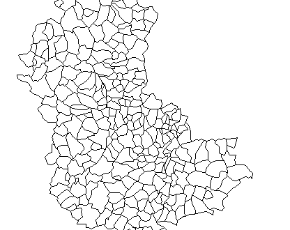 Shapefiles des départements de France