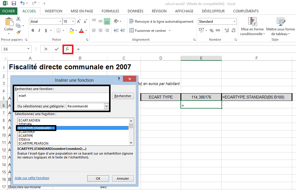 Calculer l'Écart-type dans Excel - Guide pour l'utiliser Calculer l'Écart-type dans Excel - Guide pour l'utiliser