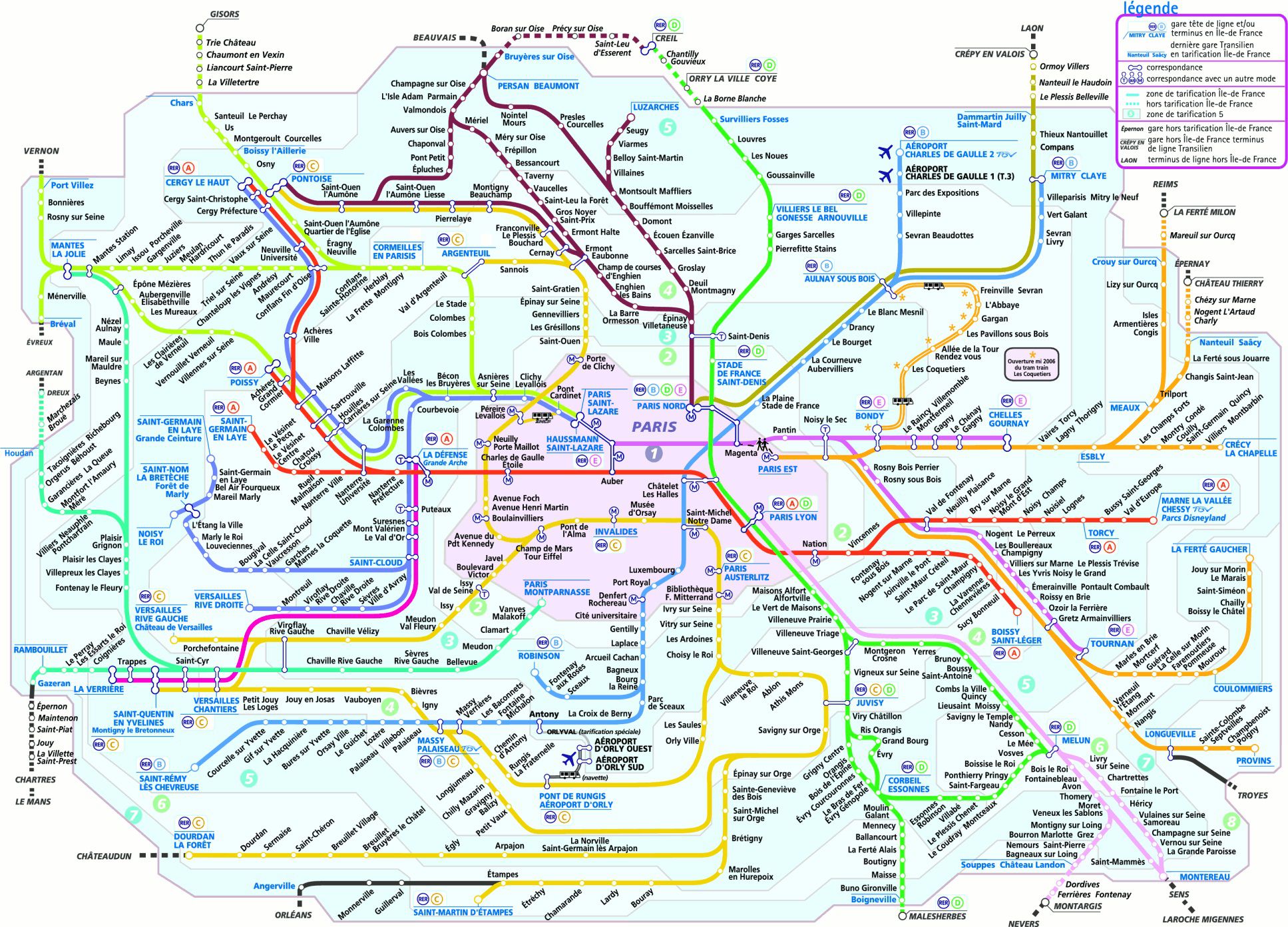 Carte Rer Ile De France | imvt Carte Rer Ile De France | imvt