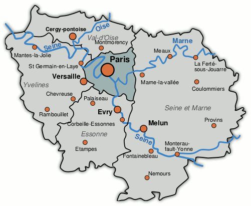 Carte des villes en Ile de France » Vacances - Arts- Guides Voyages Carte des villes en Ile de France » Vacances - Arts- Guides Voyages
