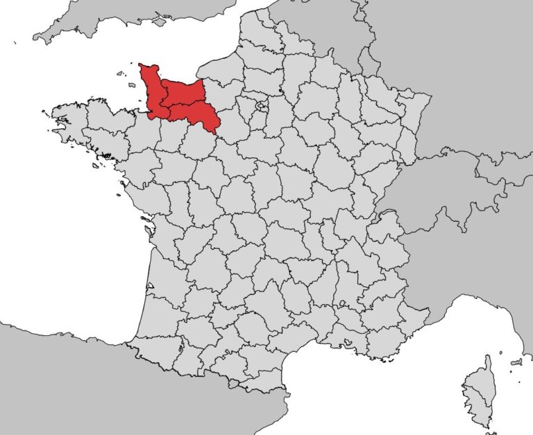 Carte de la Basse-Normandie - Plusieurs cartes de la région