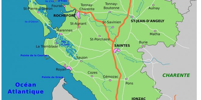 Carte de la Charente-Maritime - Charente-Maritime carte des villes ...