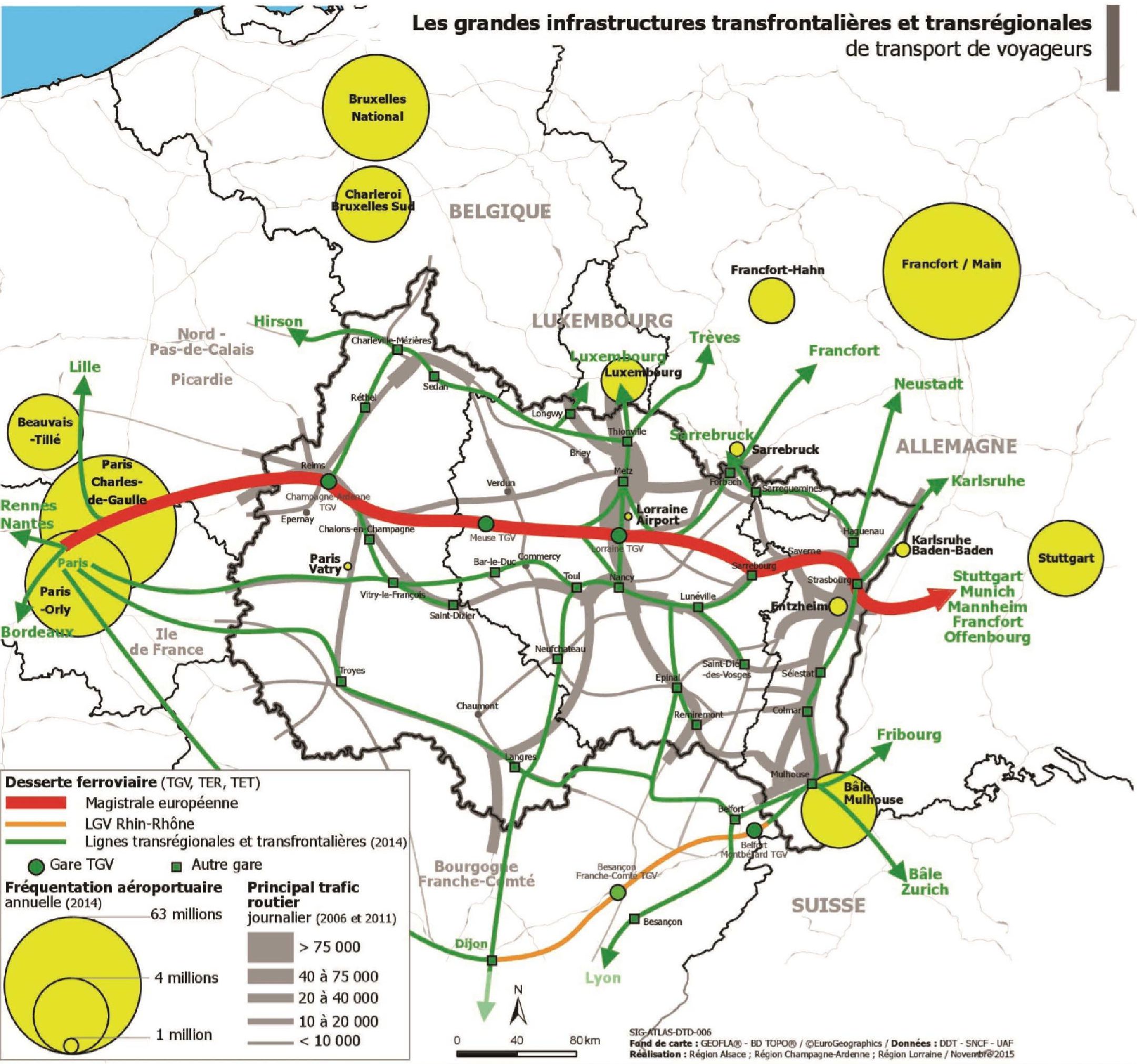 Carte du Grand Est - Grand Est carte des villes, départements, tourisme ...