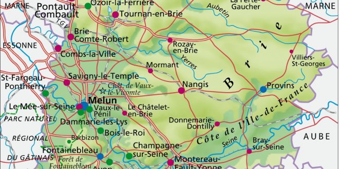 Carte de la Seine-et-Marne - Seine-et-Marne carte des villes, communes...