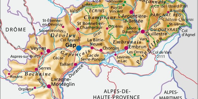 Carte des Hautes-Alpes - Hautes-Alpes carte du département 05 Carte des Hautes-Alpes - Hautes-Alpes carte du département 05