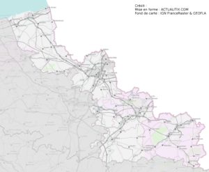 Carte du Nord - Nord carte du département 59 - villes, sites ...