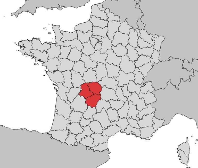 Carte du Limousin - Plusieurs cartes de la région du Limousin en France