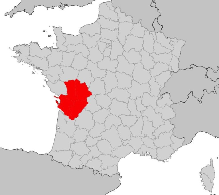 Carte du Poitou-Charentes - Plusieurs cartes de la région en France