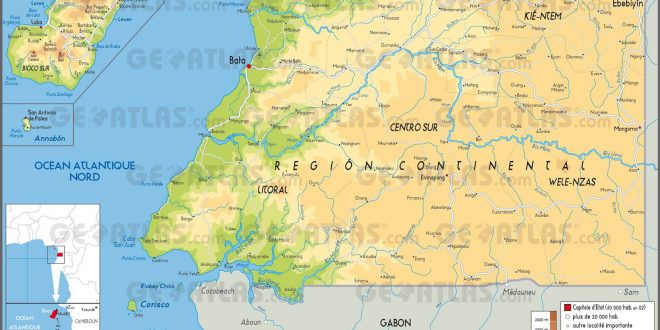 Carte de la Guinée-Equatoriale - Plusieurs cartes du pays en Afrique