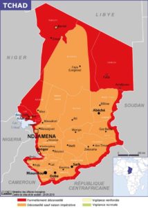 Carte du Tchad - Plusieurs cartes du pays en Afrique