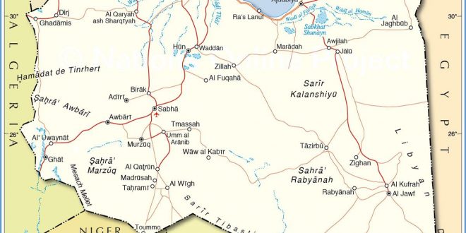 Carte de la Libye - Plusieurs cartes du pays en Afrique