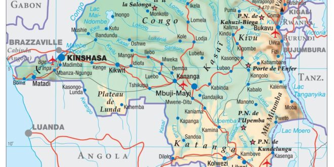 Carte de la République Démocratique du Congo - Plusieurs cartes