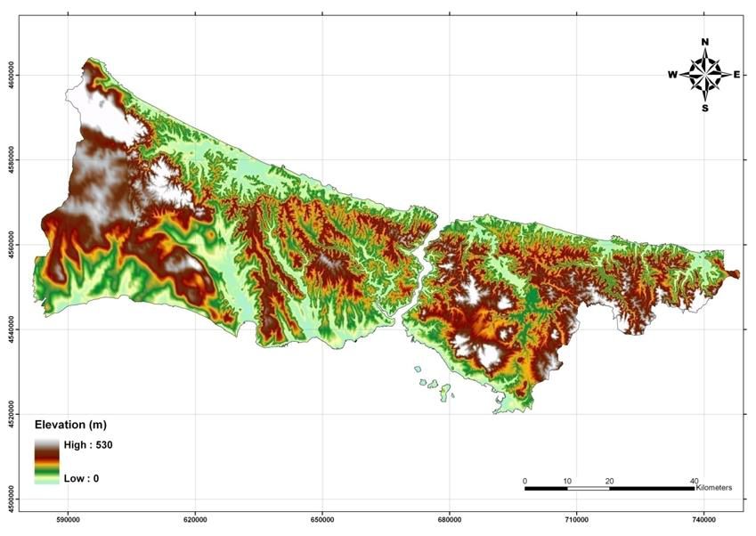 Carte d'Istanbul - Plusieurs cartes de cette ville magnifique en Turquie