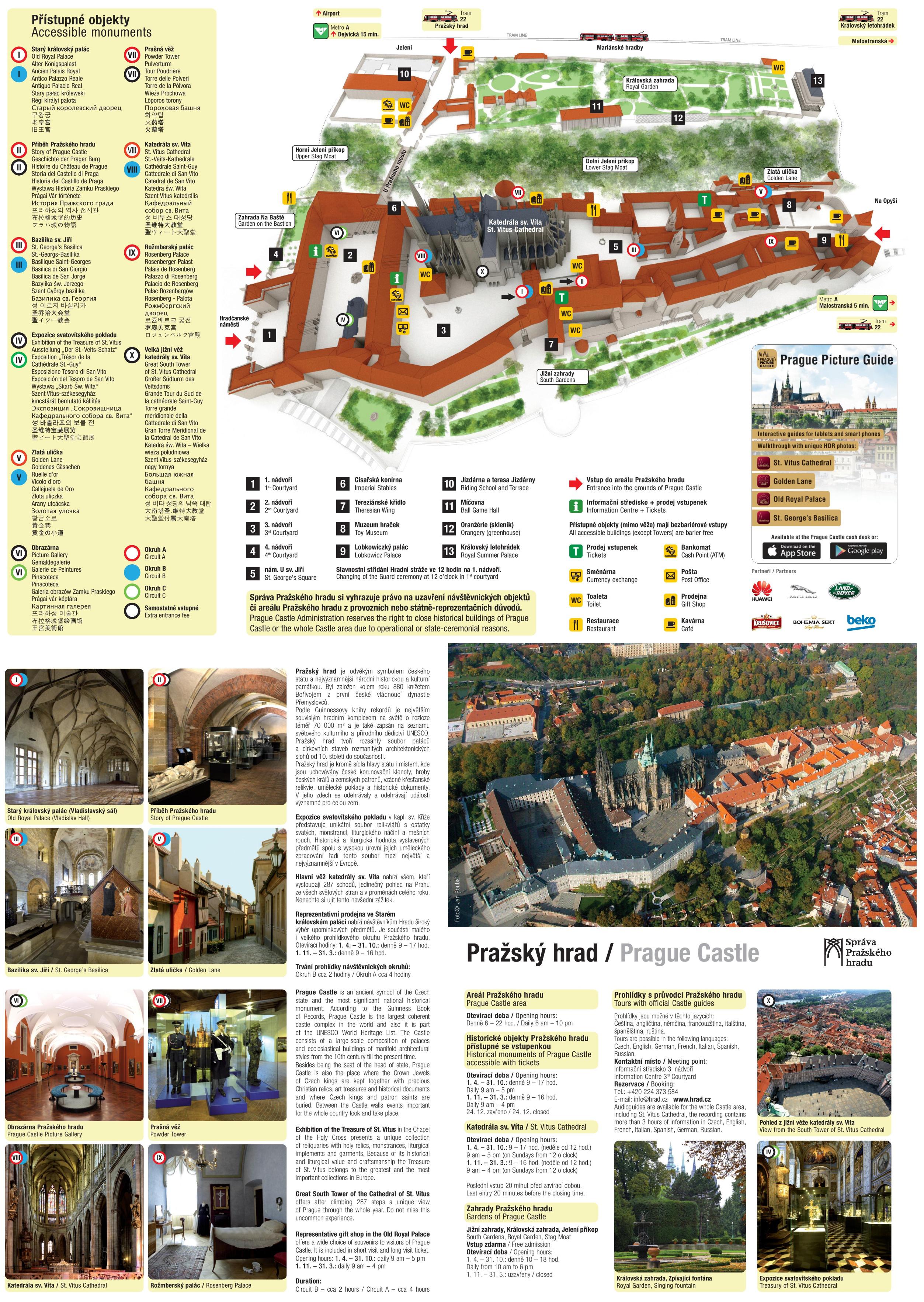 Carte de Prague en République tchèque - Plusieurs cartes
