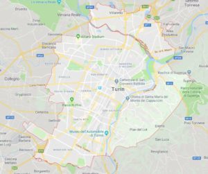 Carte de Turin en Italie - Découvrir la des plans de la ville