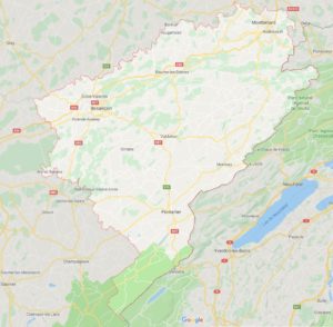 Carte du Doubs - Doubs carte du département 25 - villes, tourisme...